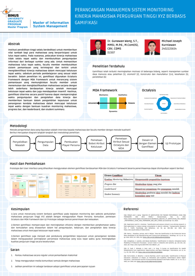 PERANCANGAN MANAJEMEN SISTEM MONITORING KINERJA MAHASISWA PERGURUAN ...
